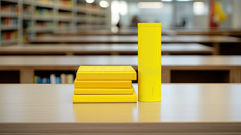 School Bus on Yellow Background. Back To School Concept Stock ...