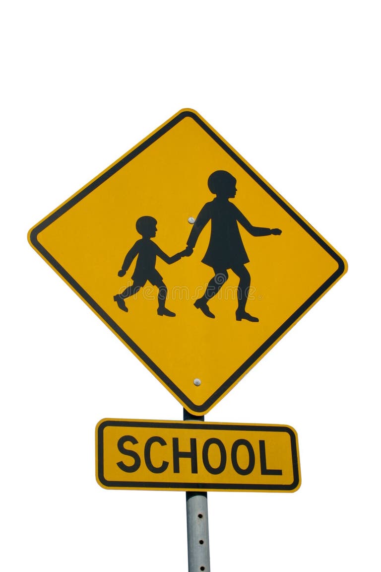 599 School Zone Crossing Sign Stock Photos - Free & Royalty-Free Stock ...