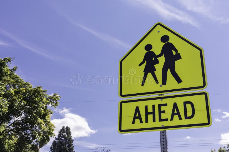 School zone sign stock image. Image of family, design - 16971835