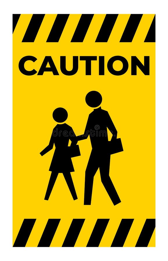 School Zone Symbol Sign Isolate on White Background,Vector Illustration ...