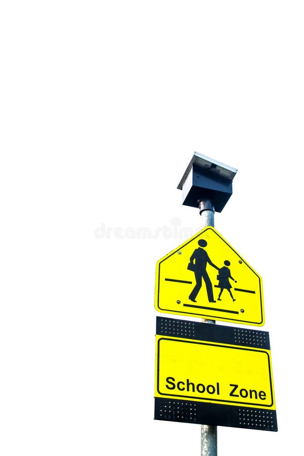 School zone stock photo. Image of education, limit, sidewalk - 38677806