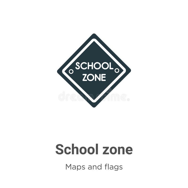 School Crossing Zone Stock Illustrations – 187 School Crossing Zone ...