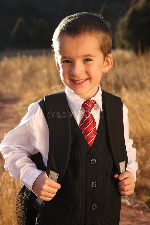 Schoolboy stock photo. Image of path, child, uniform, multiracial - 4591070