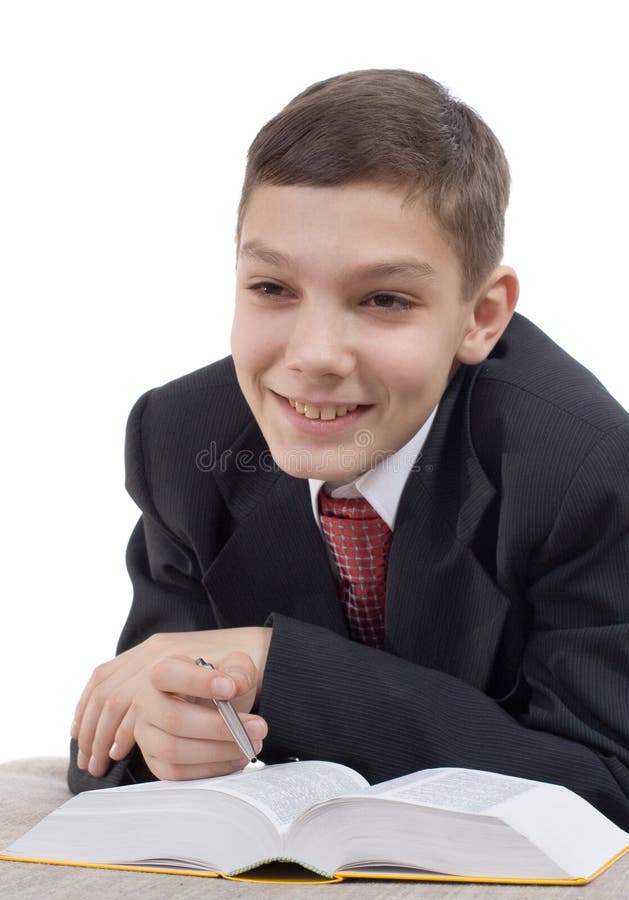 Schoolboy stock image. Image of schoolboy, education, classroom - 8456279