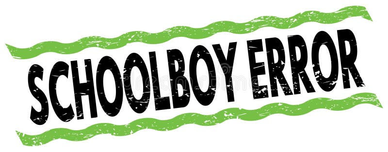 Schoolboy Error Stock Illustrations – 45 Schoolboy Error Stock ...