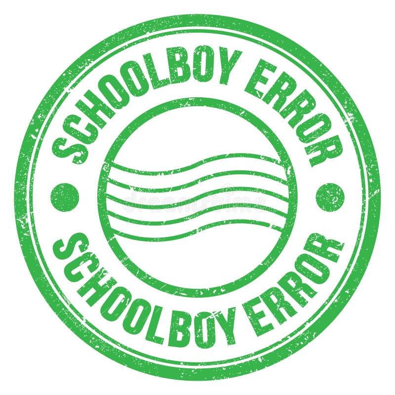 Schoolboy Error Stock Illustrations – 45 Schoolboy Error Stock ...