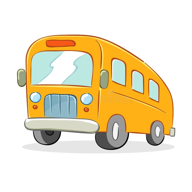 Schoolbus-icoon vector illustratie. Illustration of teken - 120821875