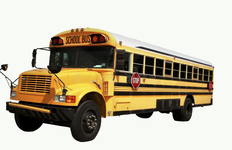 Schoolbus front view stock image. Image of acedemic, stop - 4178899