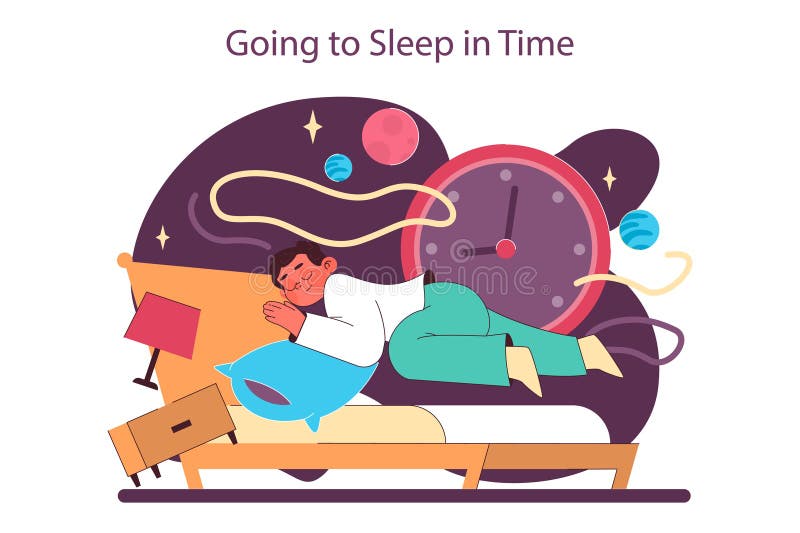 Schoolchild Schedule and Everyday Routine. Schoolboy Getting Enough ...