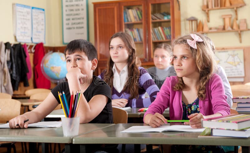 High School Students in Class Stock Photo - Image of student, pupils ...
