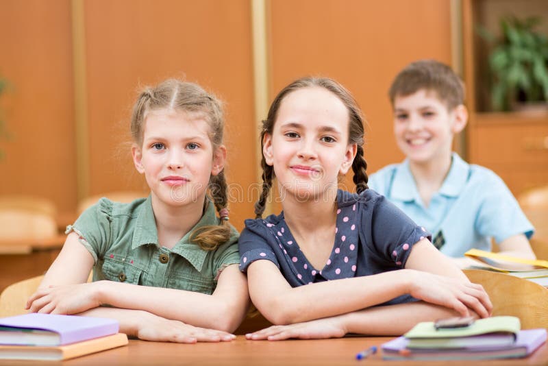 Schoolchildren in Classroom Stock Photo - Image of change, junior: 34124784