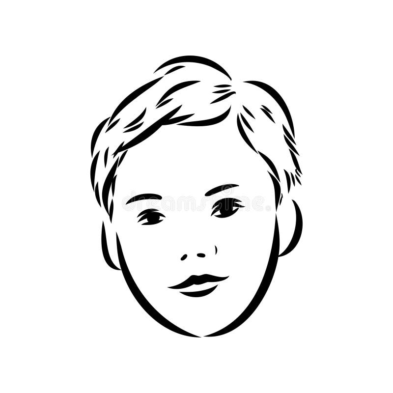 Schoolchildren Go To School Hand in Hand. Sketch Stock Vector ...