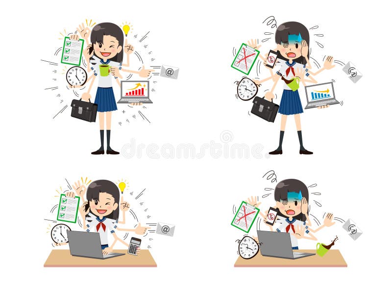 Multi Tasking School Stock Illustrations – 24 Multi Tasking School ...