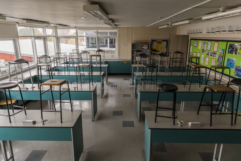 Schools Science Department. Editorial Stock Image - Image of ...