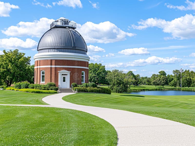 Schoonover Park in Lima, Ohio, is Home To the Schoonover Observatory. Stock Photo - Image of ...