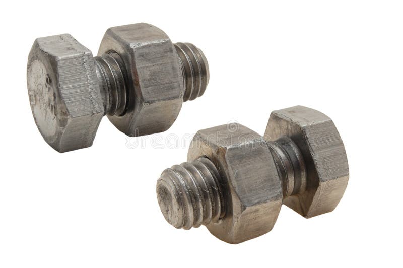 Schraube und Mutter stockfoto. Bild von schrauben, hintergründe - 11435828