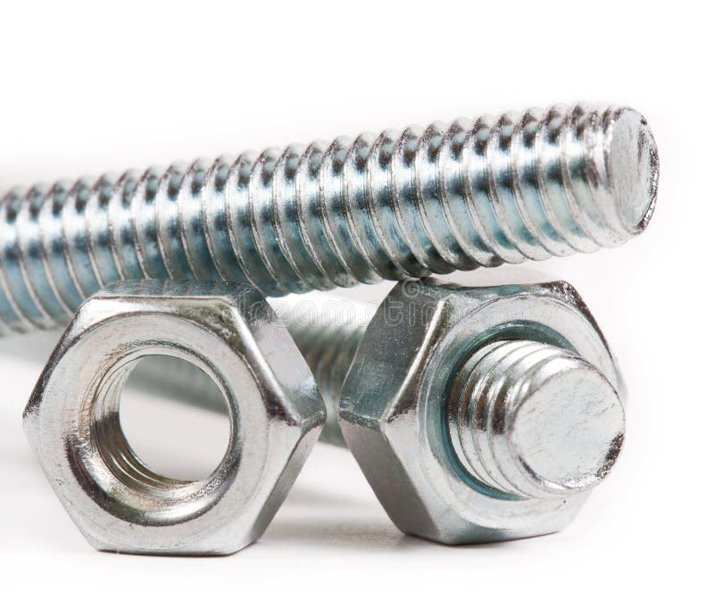 Schrauben und Muttern stockbild. Bild von aufbau, gruppe - 27593901
