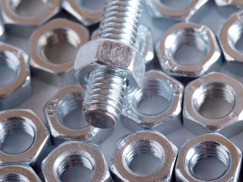 Muttern - und - Schrauben stockbild. Bild von mutter - 28706123
