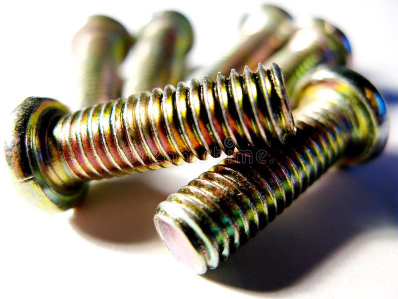 Schroef, bout en noot stock afbeelding. Image of noot - 3970167