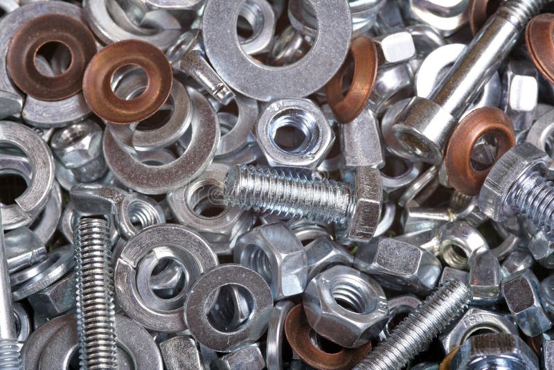 De Speciale Bouten Bij Lijnproductie Stock Afbeelding - Image of ...