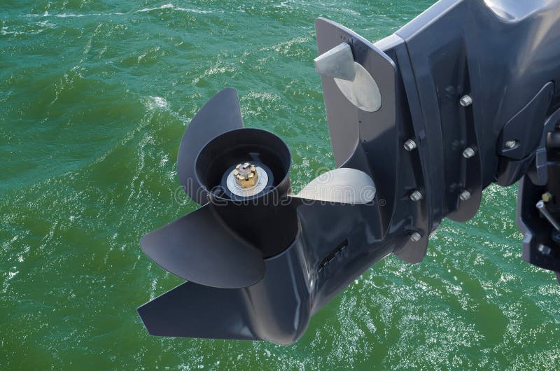 Schroef van motorboot stock foto. Image of motor, levensstijl - 68333300