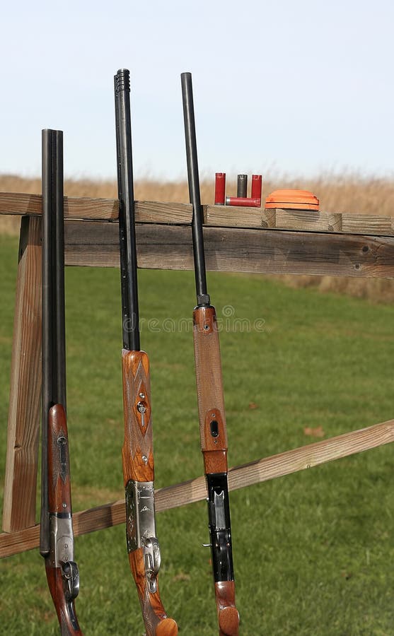Schrotflinte und Shells stockbild. Bild von eintragfaden - 21963873