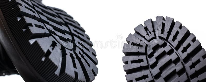 Schuhsohle. Isoliert Auf Weißem Hintergrund Stockfoto - Bild von ...