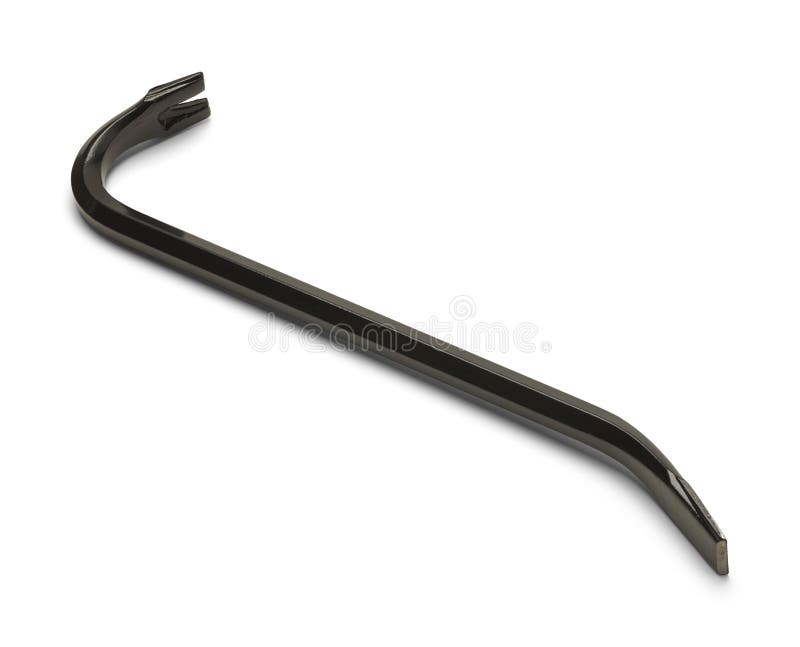 Schwarze Brechstange Lokalisiert Mit Beschneidungspfad Stockfoto - Bild ...