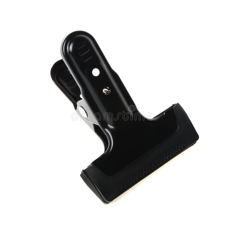 Schwarze Klammer stockfoto. Bild von befestigung, einheit - 36806298