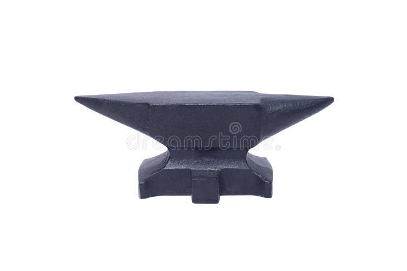 Amboss Auf Weißem Hintergrund Stockfoto - Bild von hilfsmittel ...