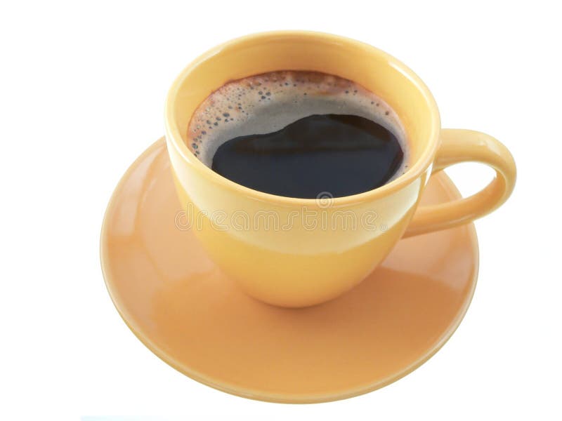 Schwarzer Kaffee stockbild. Bild von morgen, becher, täglich - 3163233