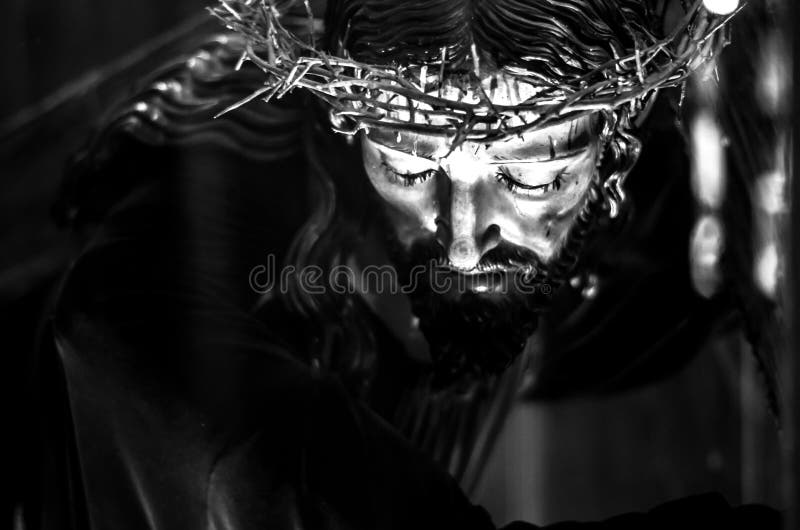 Schwarzweiss--Jesus Christ stockfoto. Bild von schwarzes - 78635902