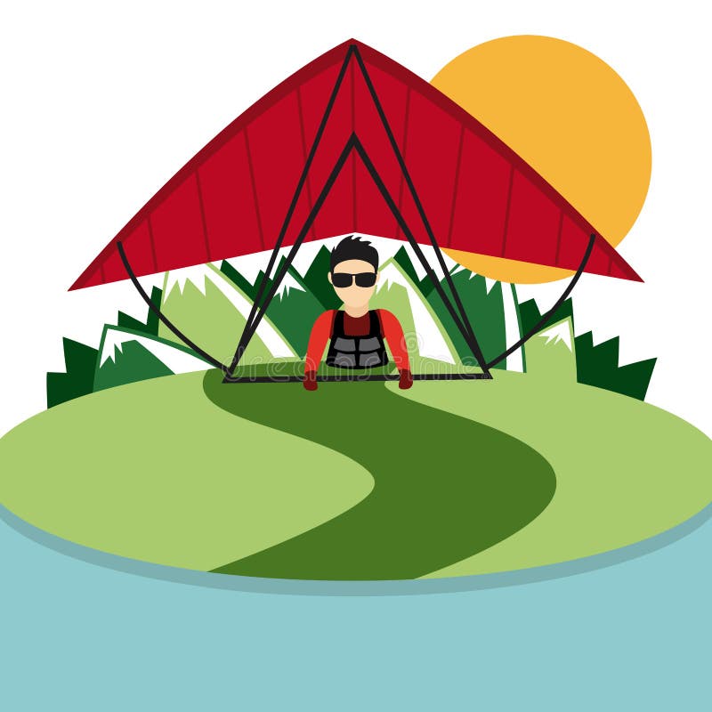 Gleitschirm Stock Illustrationen, Vektors, & Klipart – (88 Stock ...