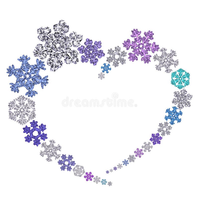 Schönes Herz Gemacht Von Den Verschiedenen Blumen Auf Weißem Hintergrund Stockfoto - Bild von ...