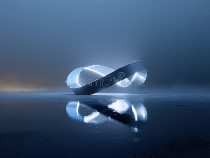 Sciâ€‘Fi Symbolic Form Rendered in Dark Dimension Stock Illustration ...