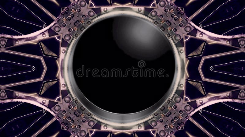 Sci Fi Alien Machine Frame with Small Blinking Led Lights and Alpha ...