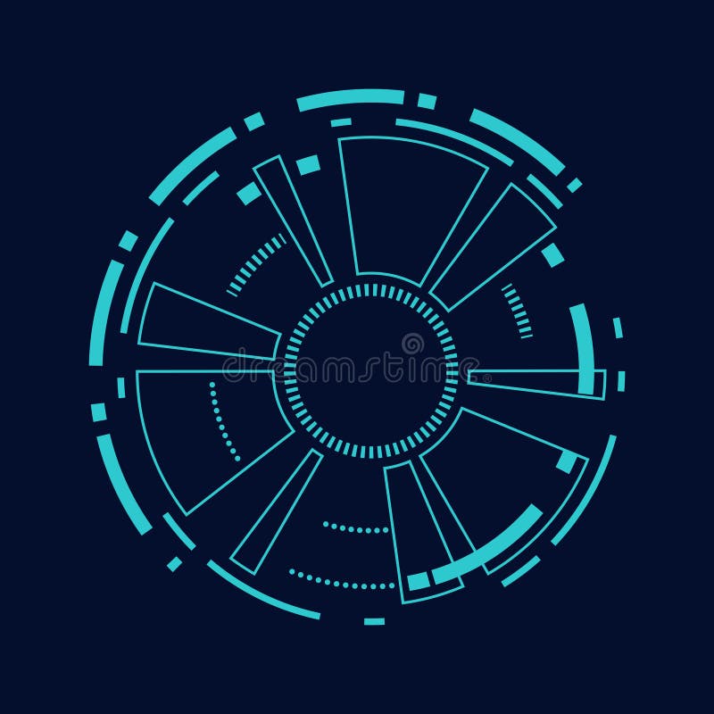 Sci Fi Circle Frame Modern User Interface Element Technology Futuristic ...