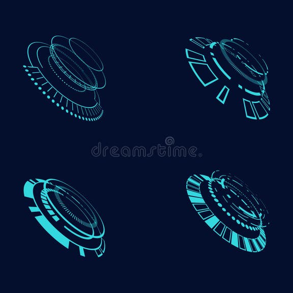 Sci Fi Circle Frame Modern User Interface Element Technology Futuristic ...