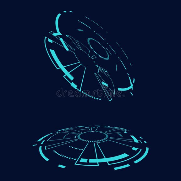 Sci Fi Circle Frame Modern User Interface Element Technology Futuristic ...