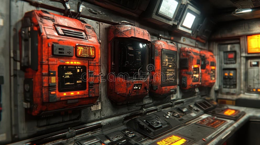 Rusty Old Control Panel Stock Illustrations – 188 Rusty Old Control ...