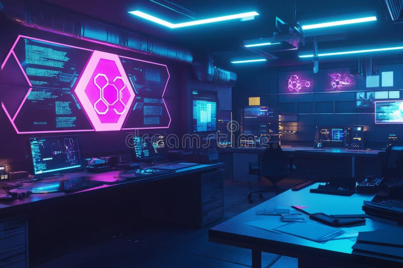 A Sci-fi Crime Scene Investigation Lab Where Detectives Analyze ...