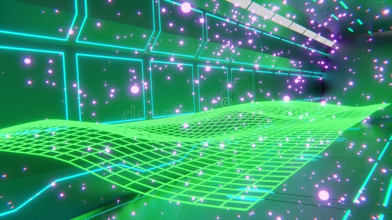 Sci-fi 3d Rendering of Futuristic Shapes and Patterns Floating in ... Sci-fi 3d Rendering of Futuristic Shapes and Patterns Floating in ...