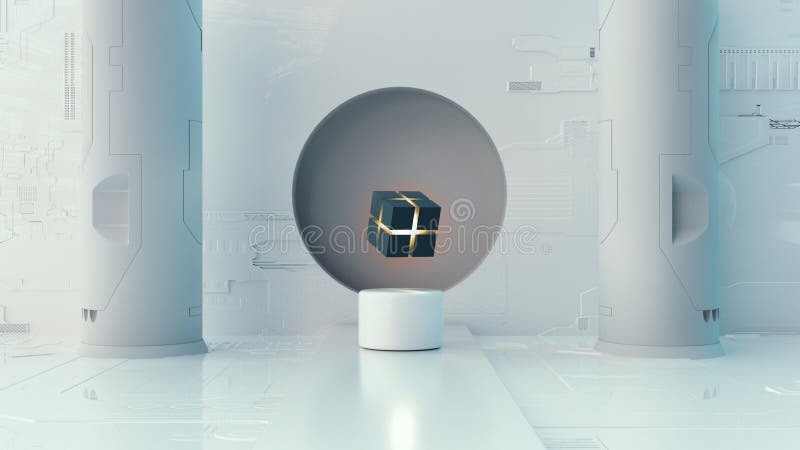 Sci fi data information stock illustration. Illustration of cyber ...