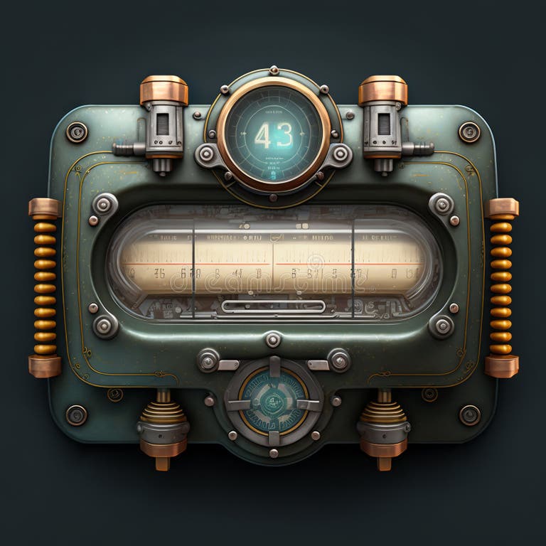 Sci-fi Deep Sea Aquatic Technology Energy Interface Mechanical Device ...