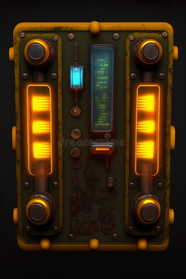 Sci-fi Deep Sea Aquatic Technology Energy Interface Mechanical Device ...