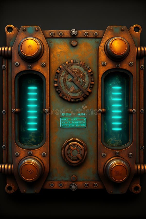 Sci-fi Deep Sea Aquatic Technology Energy Interface Mechanical Device ...