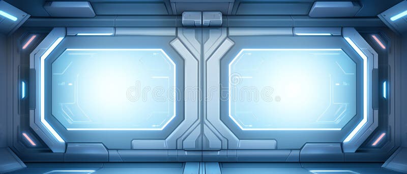 Sci-Fi Design - External Panels Stock Illustration - Illustration of ...