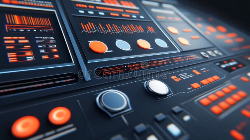 Sci-Fi Digital Interface Integrated into a Futuristic Tech Briefcase ...