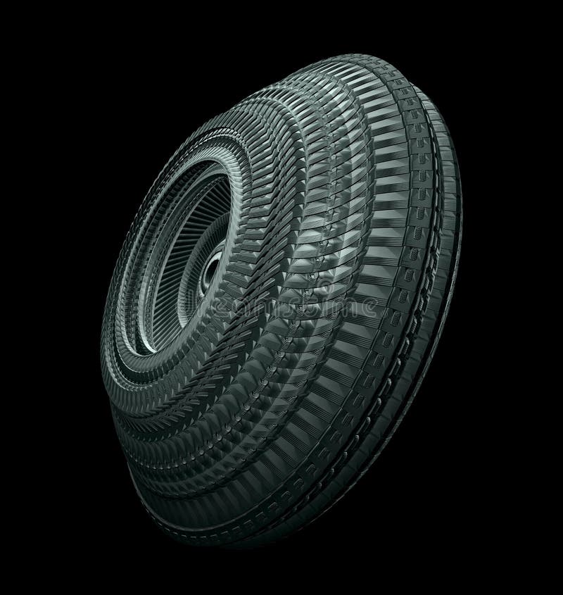 Sci-Fi Element for Spaceship, Futuristic Concept Stock Illustration ...