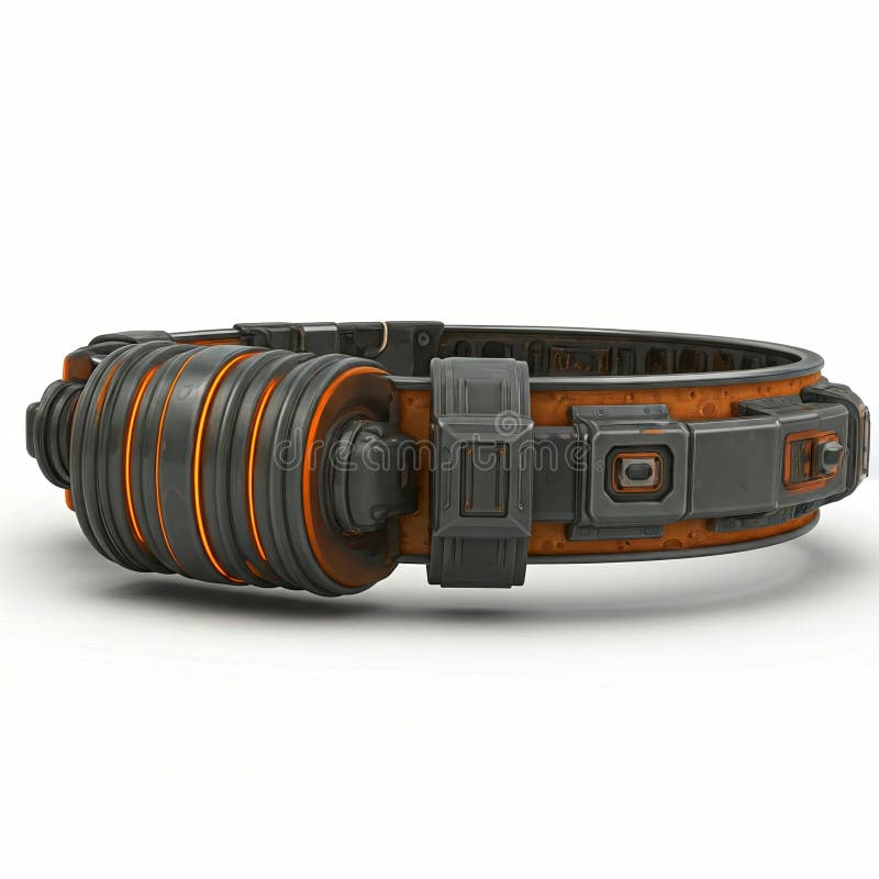 Sci-Fi Energy Amplifier Belt Stock Illustration - Illustration of ...